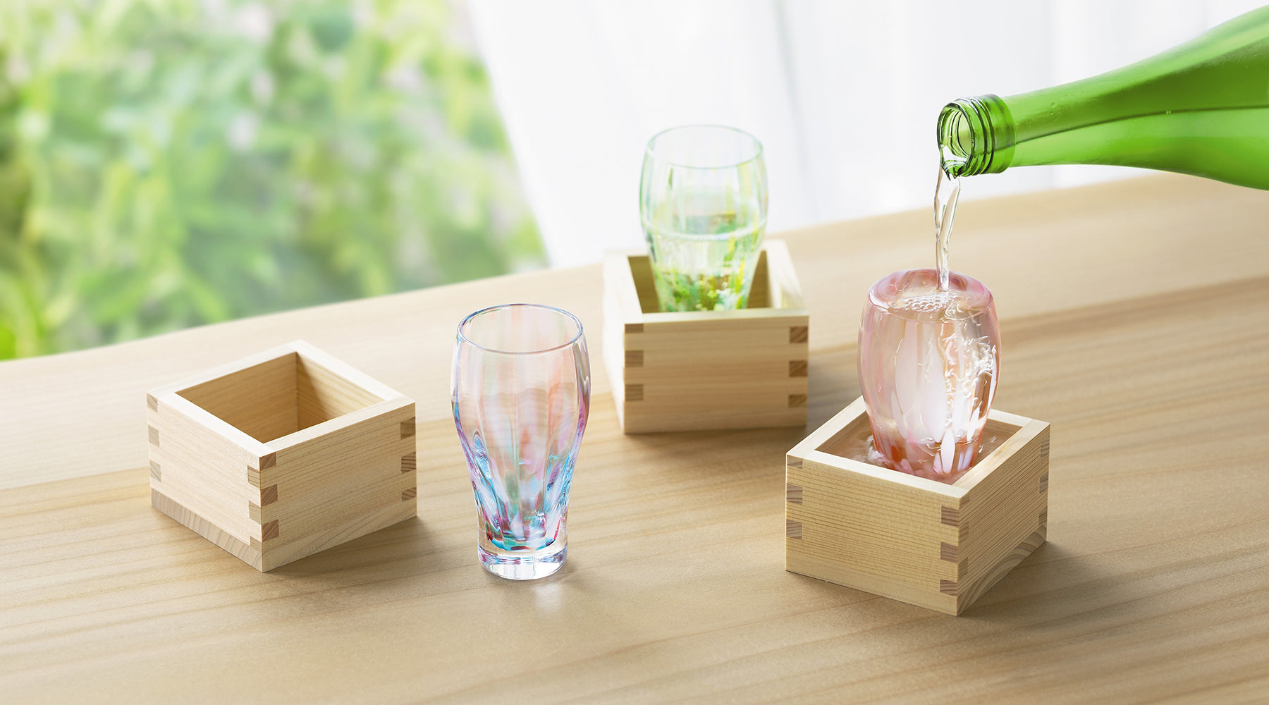 Sake Cup + Masu Set – ADERIA